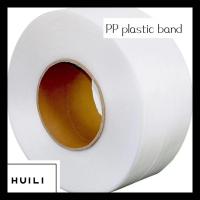China Transparent PP strapping belt for fullyautomatic and semi-automatic packaging machines for sale