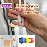 China High-speed red PP strapping PP packaging strapping for automatic packaging machines for sale