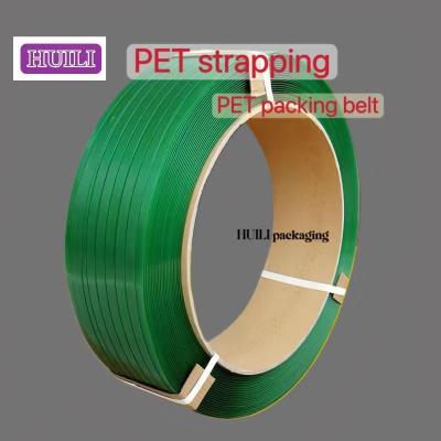China Green PET packaging strap PET plastic steel belt​ PET PP packaging strap for Automatic strapping machine for sale