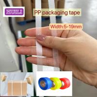 China 5–15mm PP Packaging Strap PP polypropylene strap with Semi-automatic strapping machine for sale