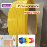 China 5–15mm PP Packaging Strap PP polypropylene strap with Semi-automatic strapping machine for sale