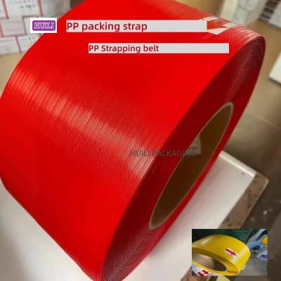 China Recycled PP packing straps 9-15mm PP strapping with 100% recycled materials for sale