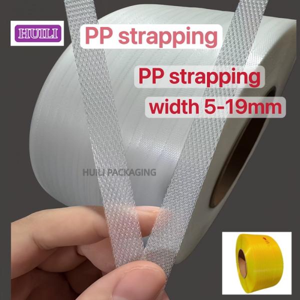 Quality PP strapping belt transparent 12mm PP packaging strap with High-Speed ​​Adaptability for sale