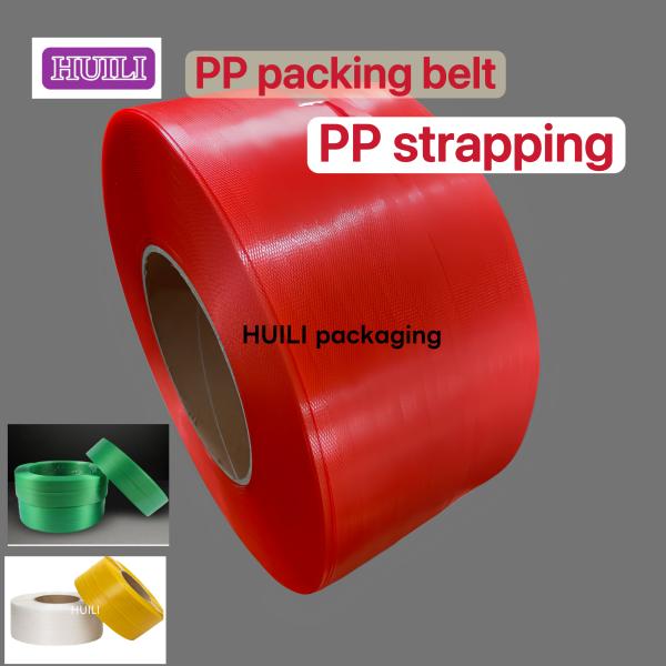 Quality PP strapping belt transparent 12mm PP packaging strap with High-Speed ​ for sale