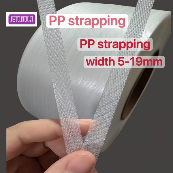 Quality Automatic PP packing straps 5-15mm polypropylene PP strapping for automatic for sale