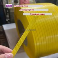 China Automatic PP packing straps 15mm PP packing belt for automatic strapping machine for sale