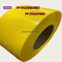 China Automatic PP packing straps 15mm PP packing belt for automatic strapping machine for sale