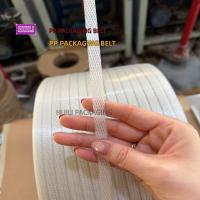 China Eco-friendly packing PP strapping belt 11mm automatic PP packaging strap ultra-thin PP binding strap for sale