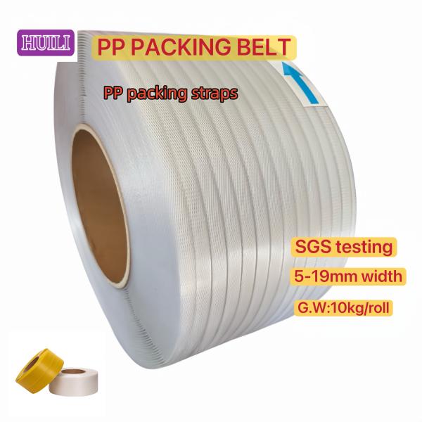 Quality PP Strapping Belt 12mm Polypropylene Packing Strap PP strfap for Automatic Carton Strapping for sale