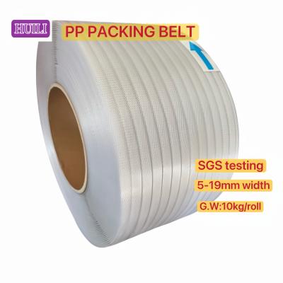 China PP Strapping Belt High Tensile Polypropylene PP Packing Strap for Brick Tile Stone Bundling for sale