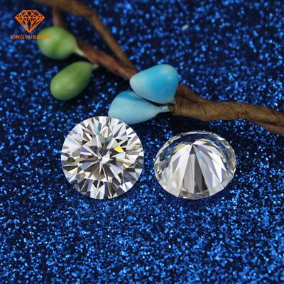 China Round brilliant cut VVS1 DEF high polished loose jewelry moissanite very hotsell to USA for sale