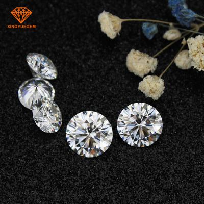 China Italy hotsells 9.5mm 3 Carat d diamond color VVS1 moissanite for jewelry for sale