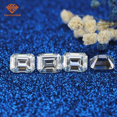 China 1 carat Emerald fancy cut jewelry diamond moissanite with certificated for sale