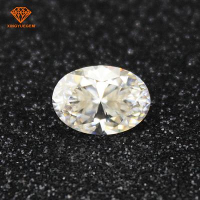 China China Synthetic Oval shaped EF white VVS Clarity 1Carat moissanite diamond for sale