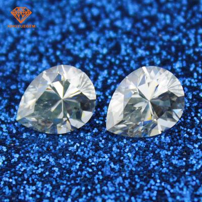 China Pear diamond cut 2mm 3mm white melee moissanite loose stone for jewelry for sale