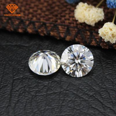 China Lab grown 1carat 2 carat superior D diamond forever brilliant jewelry moissanite for sale