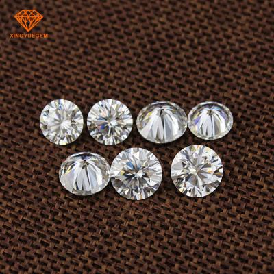 China Top Clarity VVS EF Synthetic Moissanite loose stone For wedding jewelry Ring for sale