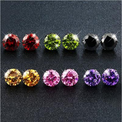 China Wuzhou factory wholesale round colorful cubic zirconia stone for fashion zirconia jewelry for sale
