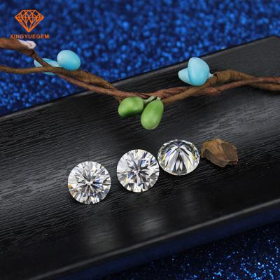 China Forever brilliant round moissanite loose stone,lab grown white diamonds,moissanite wholesale price per carat for sale