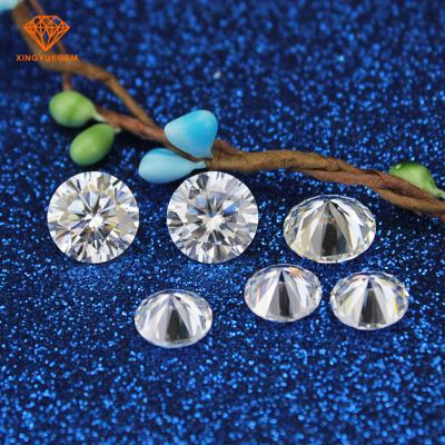 China Round moissanite stone,wuzhou wholesale price moissanite, def white vvs clarity moissanite diamond for sale
