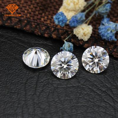China Competitive moissanite price for 1 ct 6.5mm round high clarity VVS white moissanite diamond for sale
