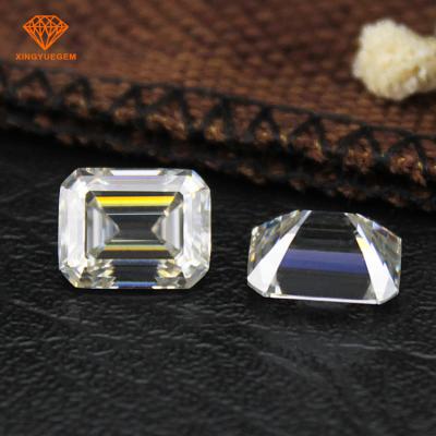 China Cheapest factory direct sale 1 carat G-H light yellow color moissanite price vvs diamond for sale