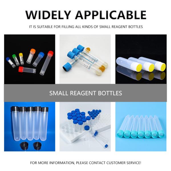 Reagent capping filling machine filled with Pharmaceutical Cosmetics and Chemicals