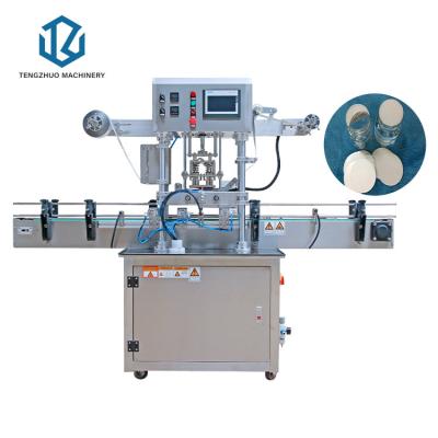 China Electric Heat Sealing Machine Filling Machine In Cup And Packed Heat Sealing Caps Machine for sale