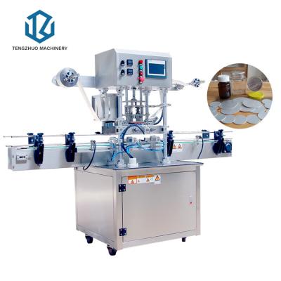 China Electric Heat Sealing Machine Filling Machine In Cup And Packed Heat Sealing Caps Machine for sale