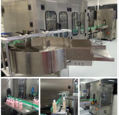 China Stable Performance Bottle Filling Line / Shampoo Filling Machine Line for sale