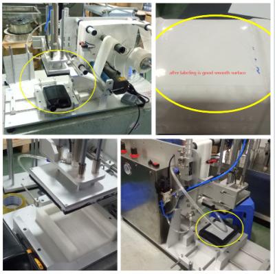 China Semi-automatic flat labeling machine for sale