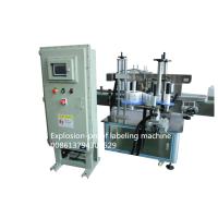 China Two Side Explosion Proof Sticker Labelling Machine 80 Bottles/Minute for sale