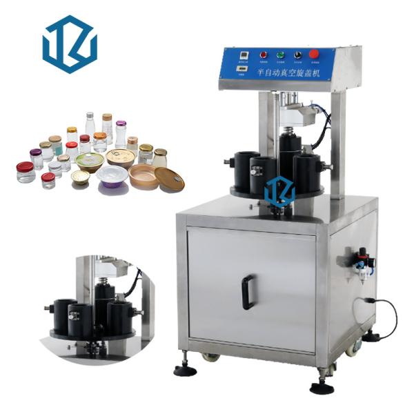 Sauce Jam Glass Jar Bottle Filling Vacuum Capping Machine