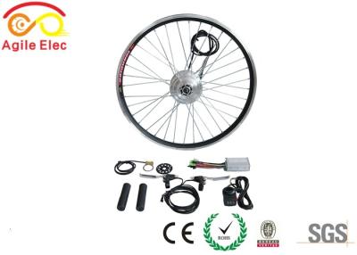 China 25KM / H Max Speed Front Hub Motor Kit For Motor Powered Bicycle for sale
