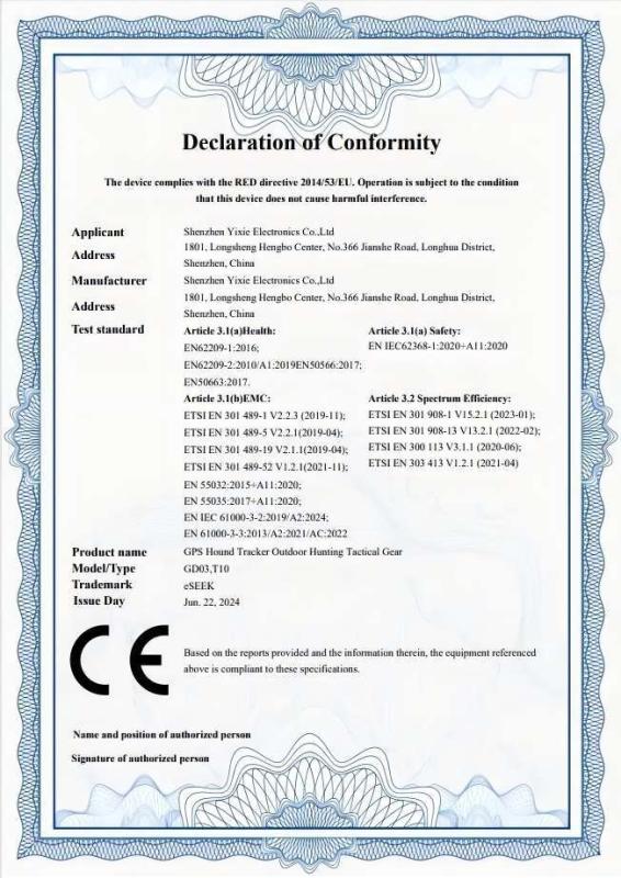 CE - Shenzhen Guptomes Group Co., Ltd.