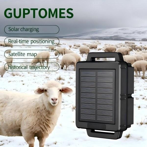 Quality GPS BDS AGPS Multi Mode Livestock Sheep Tracker GPS Solar Tracking Device For Remote Farm for sale
