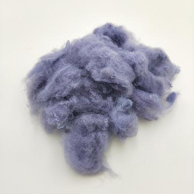 China Bulish Grey PSF 12D x 51mm Dope Dyed Polyester For Acoustic Panels for sale