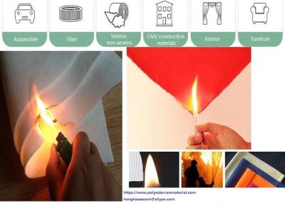 China 15D 51mm Flame Retardant Fiber For Automobile Filter for sale