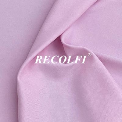 Cina Il colore solido ha riciclato il Activewear tricotta l'usura atletica di Elastane di modo del tessuto 2 in vendita
