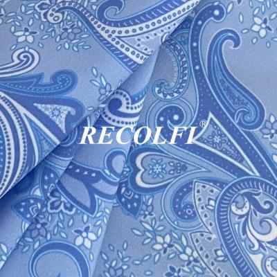 中国 RepreveのActivewearのニットの生地の昇華印刷物のスポーツの摩耗の体育館は150CMの幅をショートさせる 販売のため