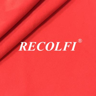 Cina Colori luminosi al neon di Fluo di tocco dello Swimwear del tessuto dell'elastam costolato glaciale di Dyeable in vendita