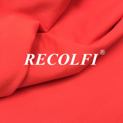 Cina Colori luminosi al neon di Fluo di tocco dello Swimwear del tessuto dell'elastam costolato glaciale di Dyeable in vendita