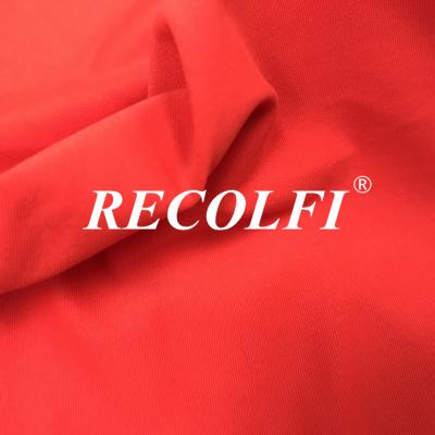 Cina Colori luminosi al neon di Fluo di tocco dello Swimwear del tessuto dell'elastam costolato glaciale di Dyeable in vendita
