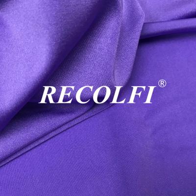 China Stof die van Swimwear van het huid de Vriendschappelijke Gevoel Geribbelde Lichaamsverzorgingtechniek gebruiken Te koop