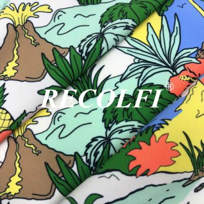 Cina Tessuto atletico di usura dell'umidità di Wicking, tessuto elastico del materiale degli abiti sportivi di 2 modi in vendita