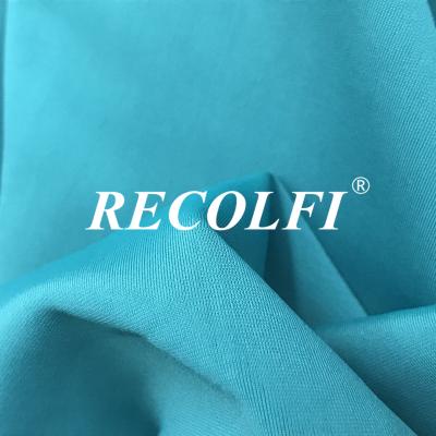 China Activewear llano sólido hecho del plástico reciclado con la función ultravioleta anti de la humedad en venta
