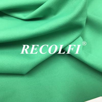 China Repreve Nylon 40D Tricot 4 van het Garenlurv Activ van Roica Spandex van de Manierrek de Slijtage Stevige Duidelijke Kleur Te koop