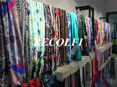 China Het extra die Leven Lycra Coolmax Activewear van Gerecycleerd Plastic de Fitness van de Sportyoga Rekkostuum wordt gemaakt Te koop