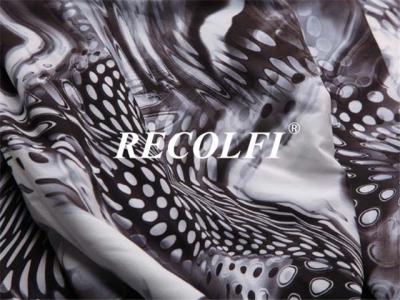 Cina La stampa di Digital del getto di inchiostro ha riciclato il poli Activewear tricotta allungamento Luxe del tessuto l'alto in vendita