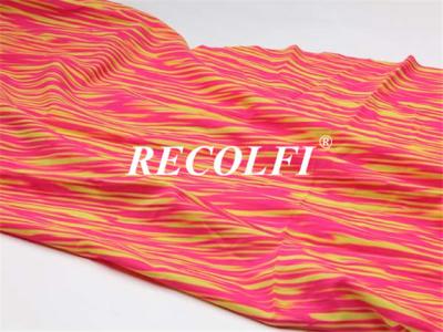 Cina Il Activewear del vestito di sport di yoga di Repreve tricotta la stampa diretta di Digital del tessuto Stretchable in vendita